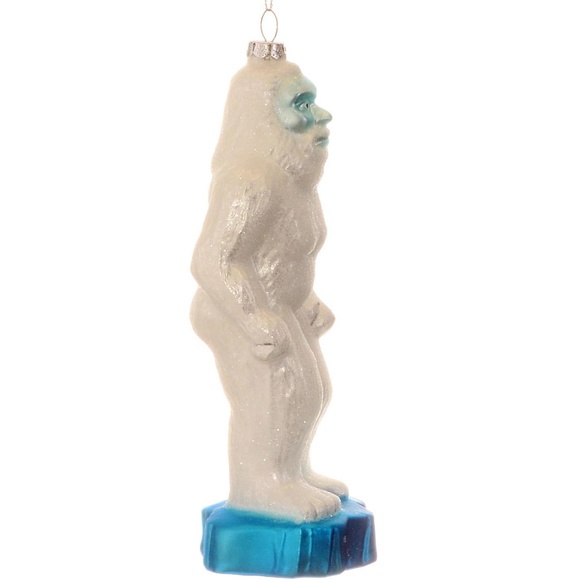 Accoutrements | Holiday | New Yuletide Yeti Glass Christmas Ornament ...